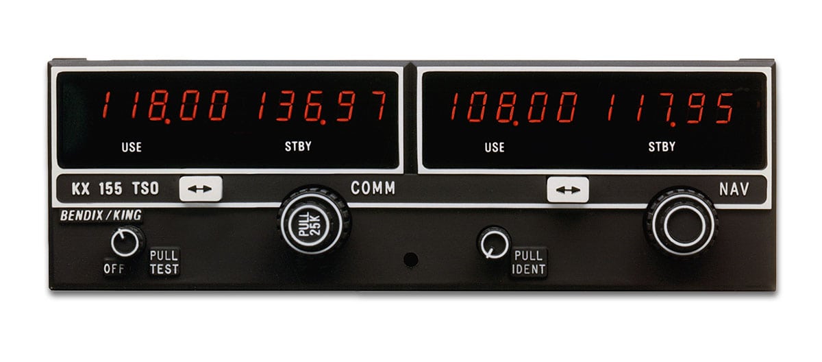 Second hand,Used NAV COM,Bendix/King,KX 155