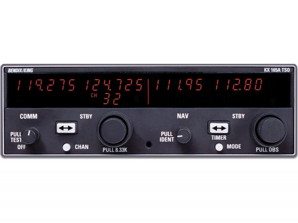 Second hand,Used NAV COM,Bendix/King,KX 165A